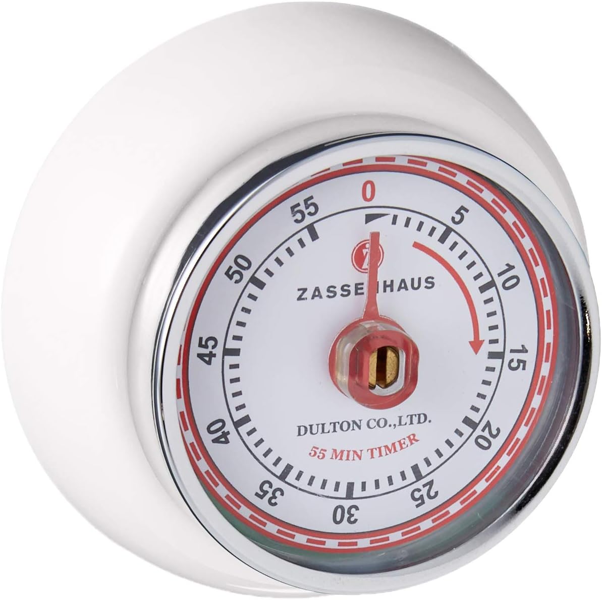 Amazon.com: Zassenhaus Magnetic Retro Kitchen Timer, Classic Mechanical ...