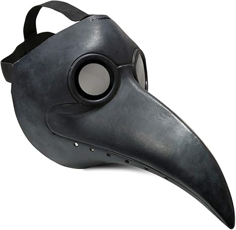 Amazon.com: Townshine Plague Doctor Bird Mask Latex Long Nose Beak ...