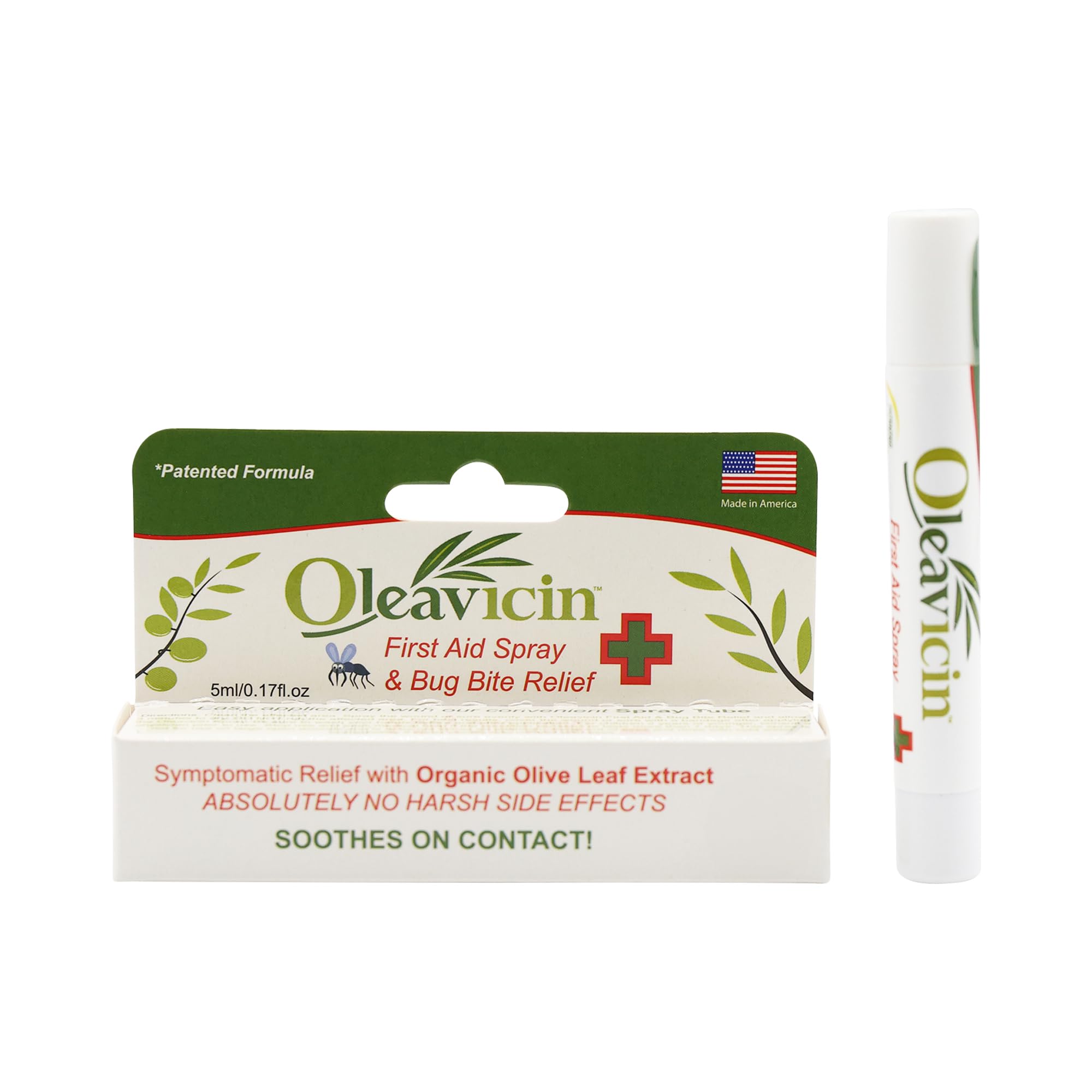 Amazon.com: Oleavicin First Aid Spray & Bug Bite Relief for Use on ...