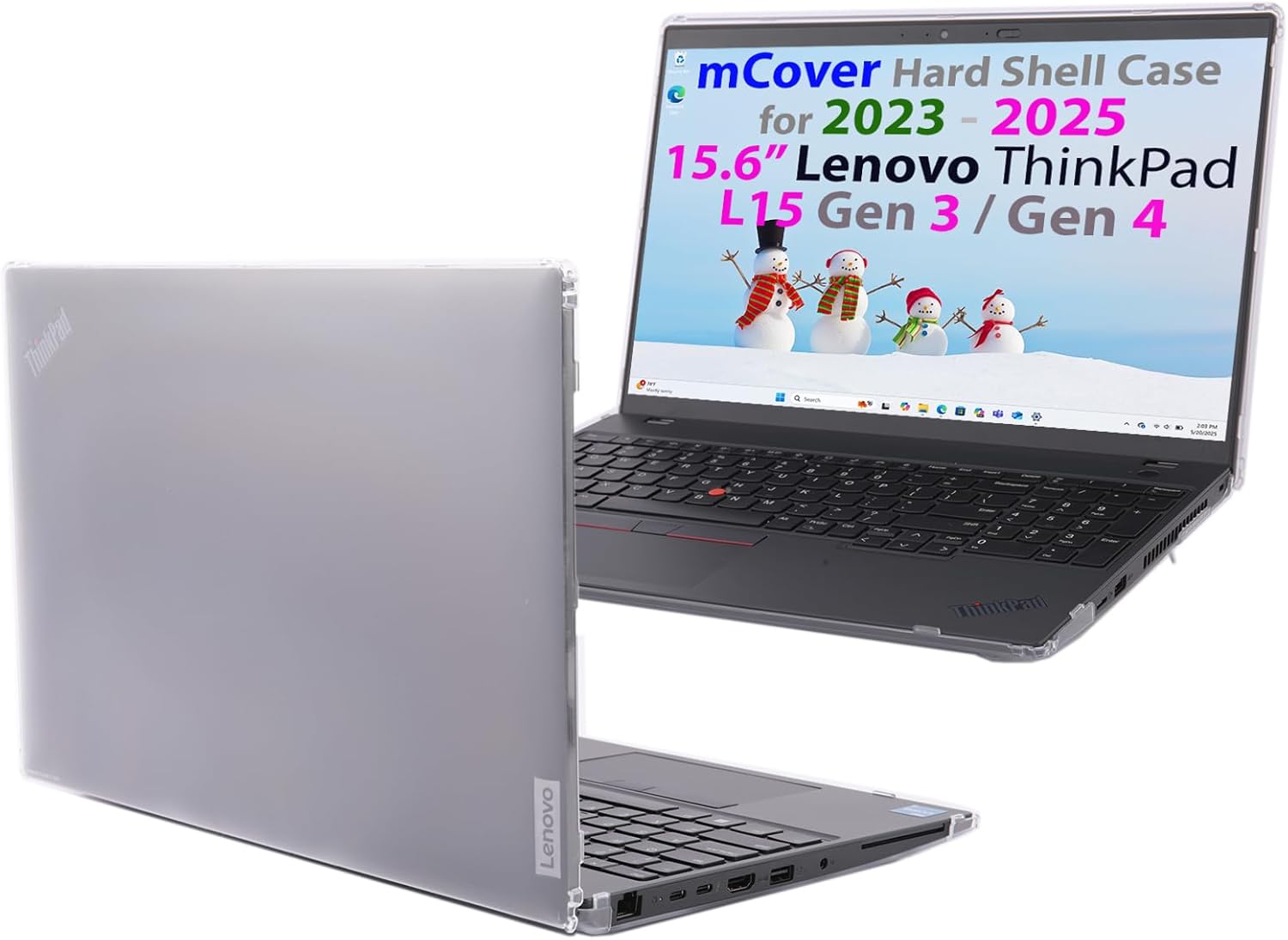 mCover case ONLY Compatible for 2023-2025 15.6" Lenovo ThinkPad L15 Gen ...