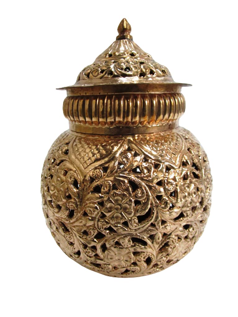 Brass Blessing 100 Copper Hindu Goddess Garbo Diya Pot Mataji ...