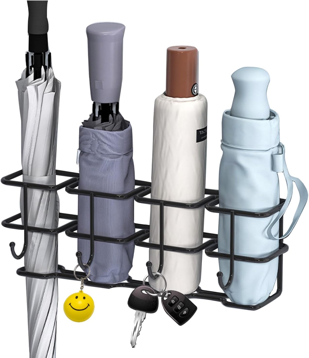 Amazon.com: Instrip Wall Mount Umbrella Holder - Space Saving Umbrella ...