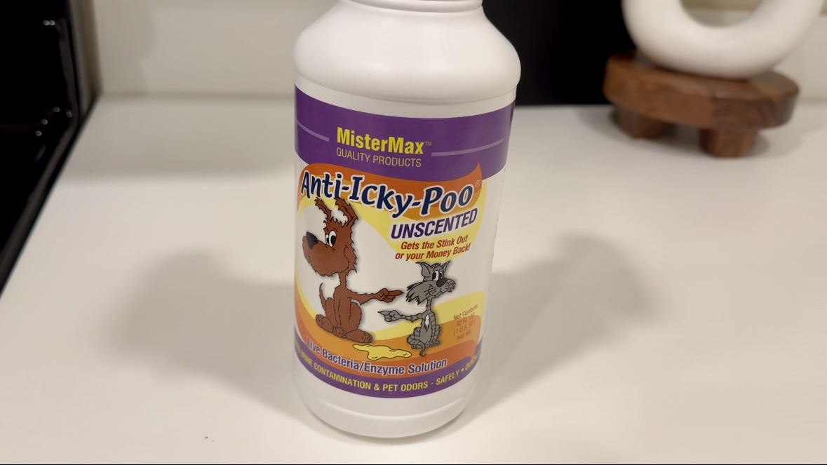 Watch Up Close Look & Demo of Anti Icky Poo Urine Remover on Amazon Live