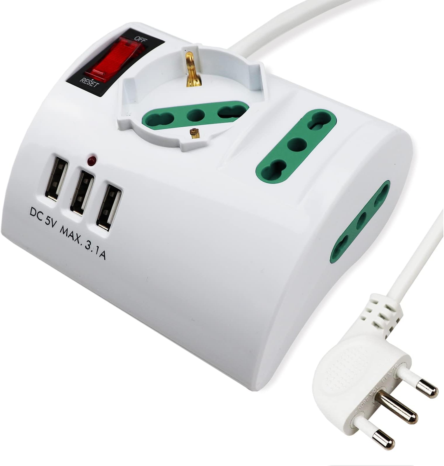 Extrastar Multipresa da Scrivania/Tavolo con 3 Presa USB,Presa con ...
