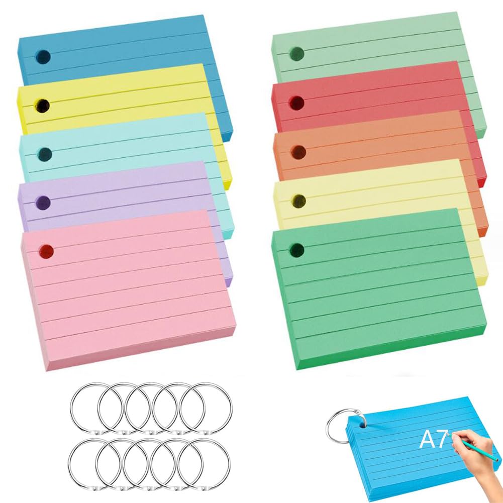 Flash Cards Montessori Votoko 1000 Pezzi Flashcard A8, 7.4x5.1cm 10 ...