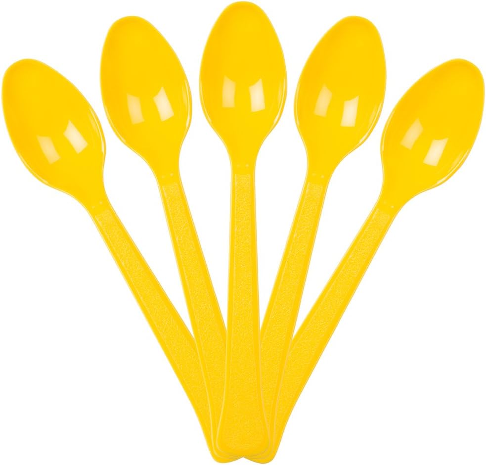 Amazon.com: JAM PAPER Premium Utensils Party Pack - Plastic Spoons ...