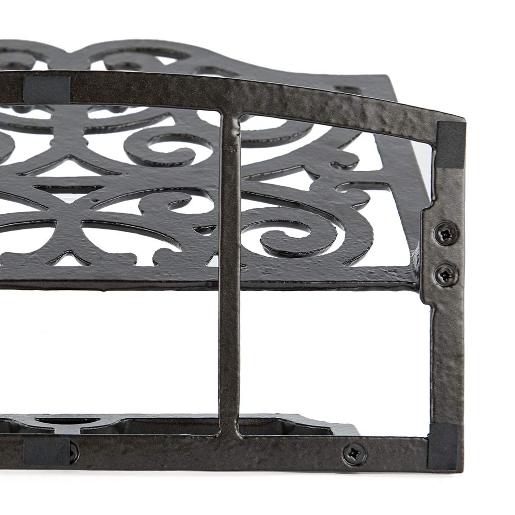 Vintage Cookbook Stand Cast Iron, Decorative Metal Cookbook Recipe ...