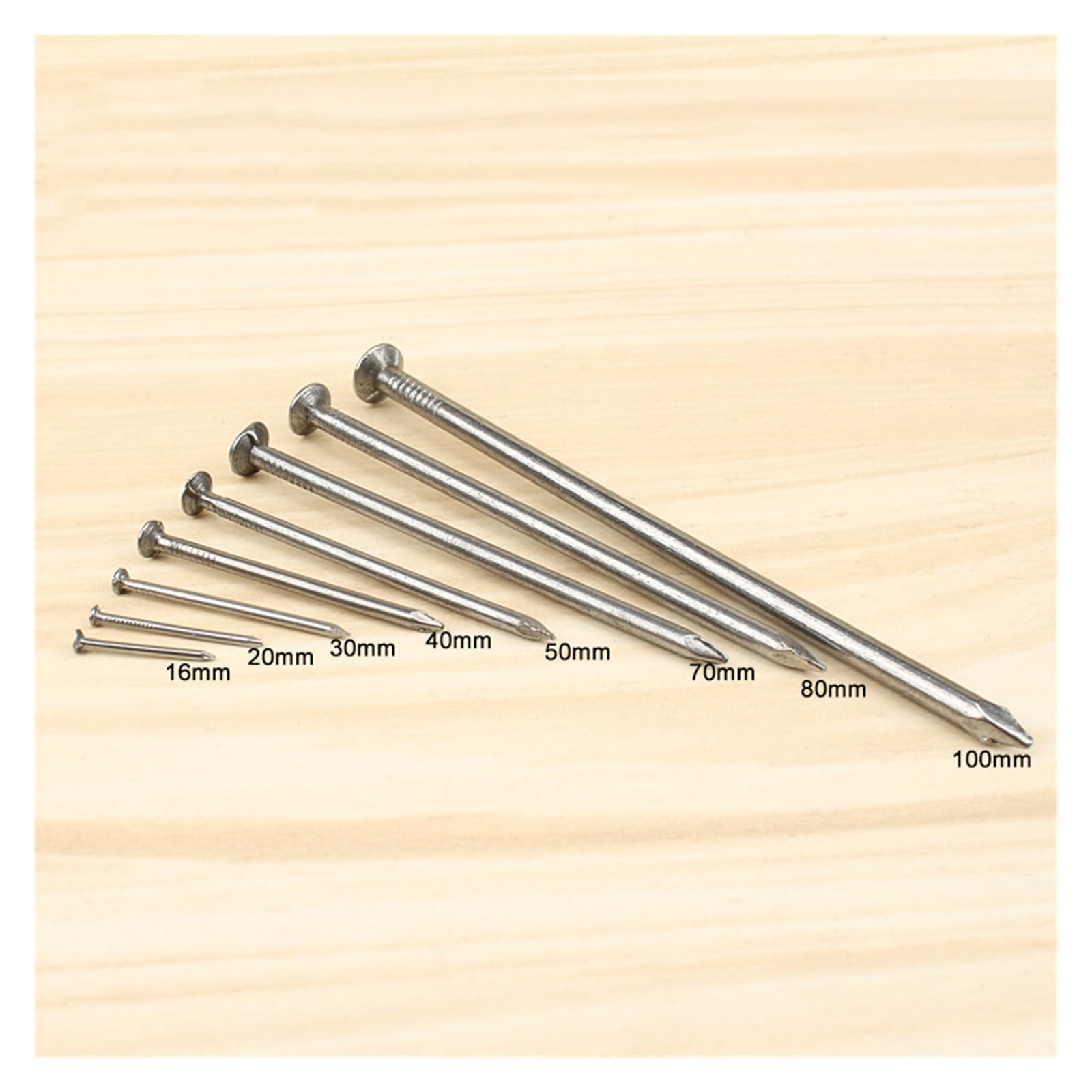 General Purpose Timber Nails - Steel, Flat Head, 25mm To 100mm Lengths ...