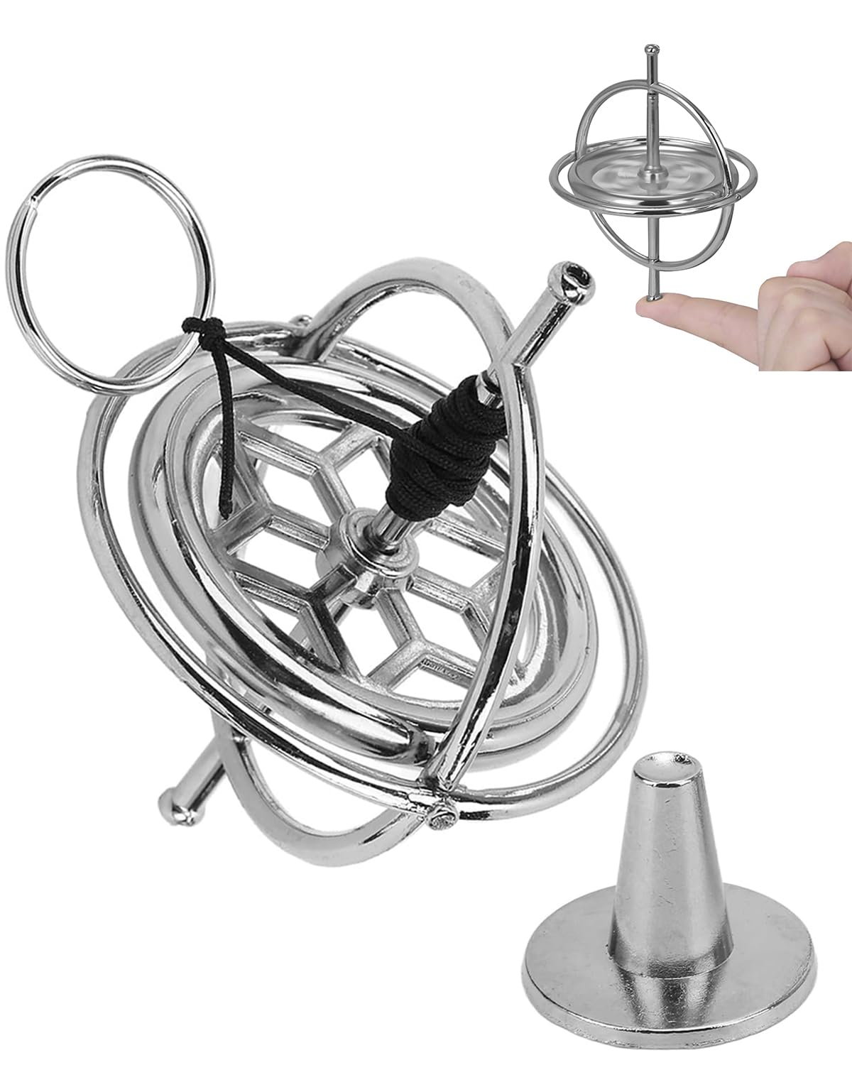 Buy Plexaris Gyroscope, Creative Fingertip Precision Gyroscope Spinner ...