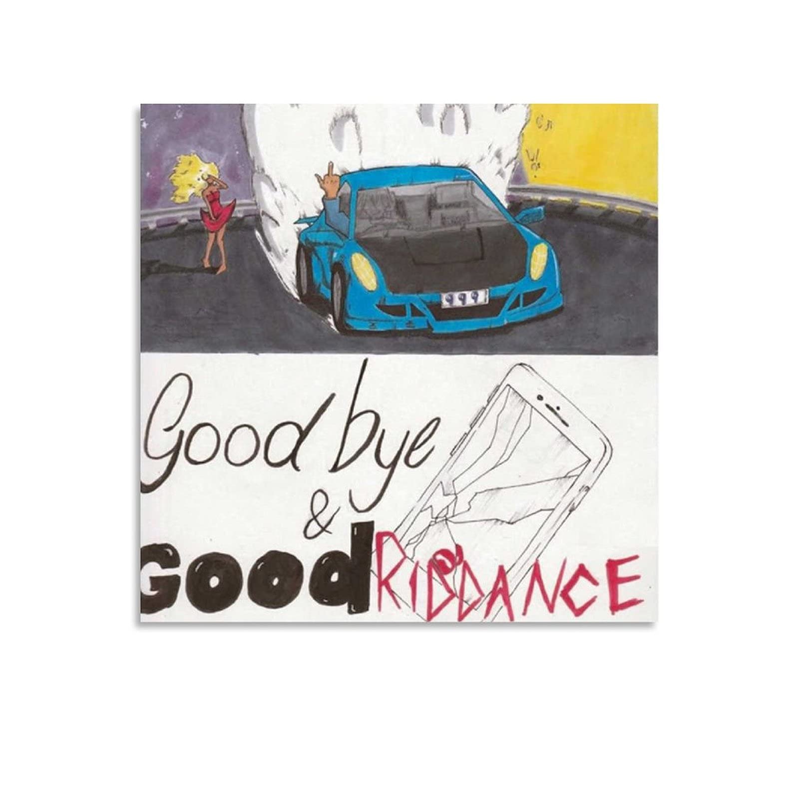 Juice Wrld Goodbye Good Riddance Album Cover Poster, 45% OFF