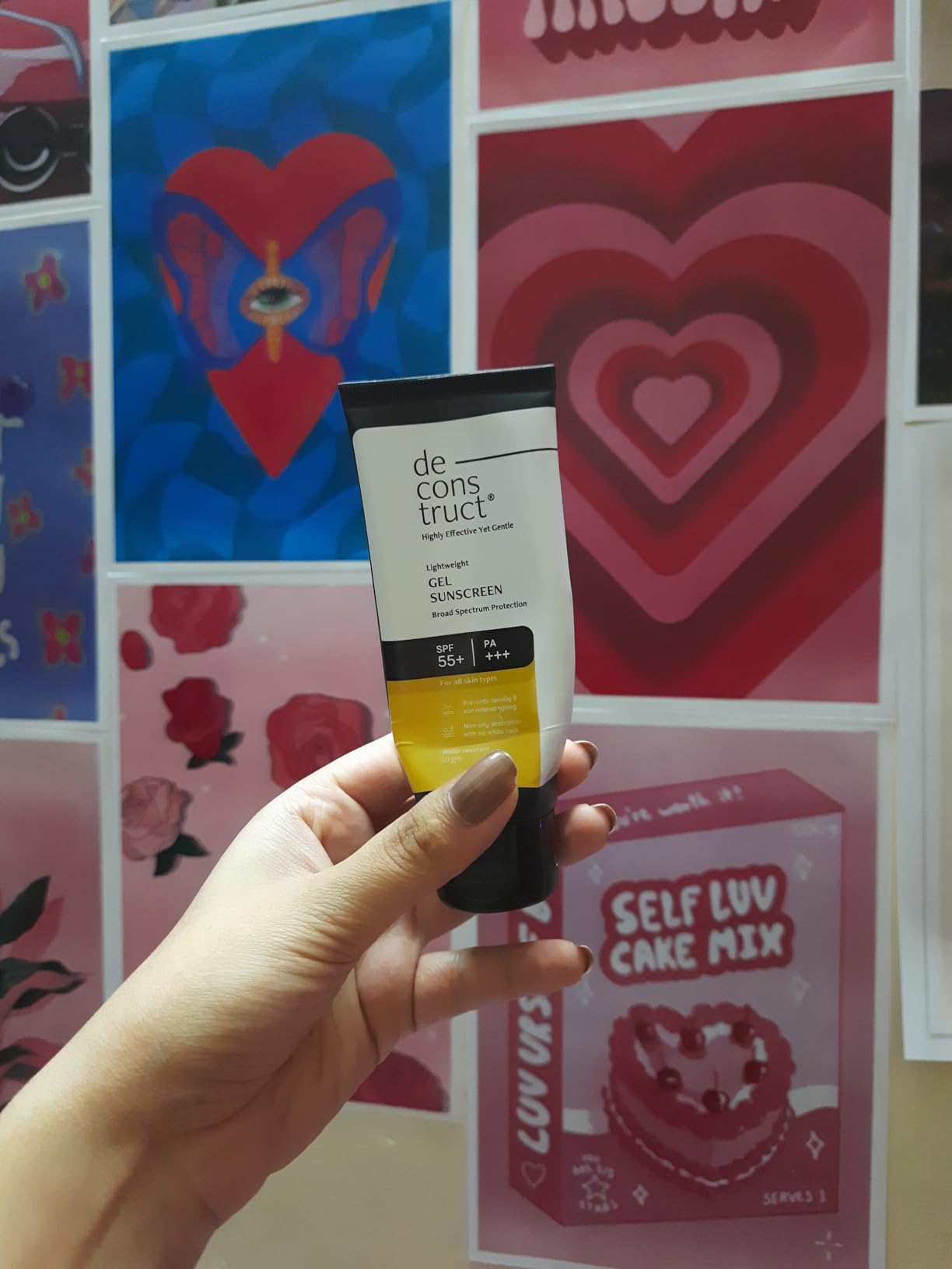 Deconstruct Face Gel Sunscreen SPF 55+ and PA+++ | Gel based sunscreen ...