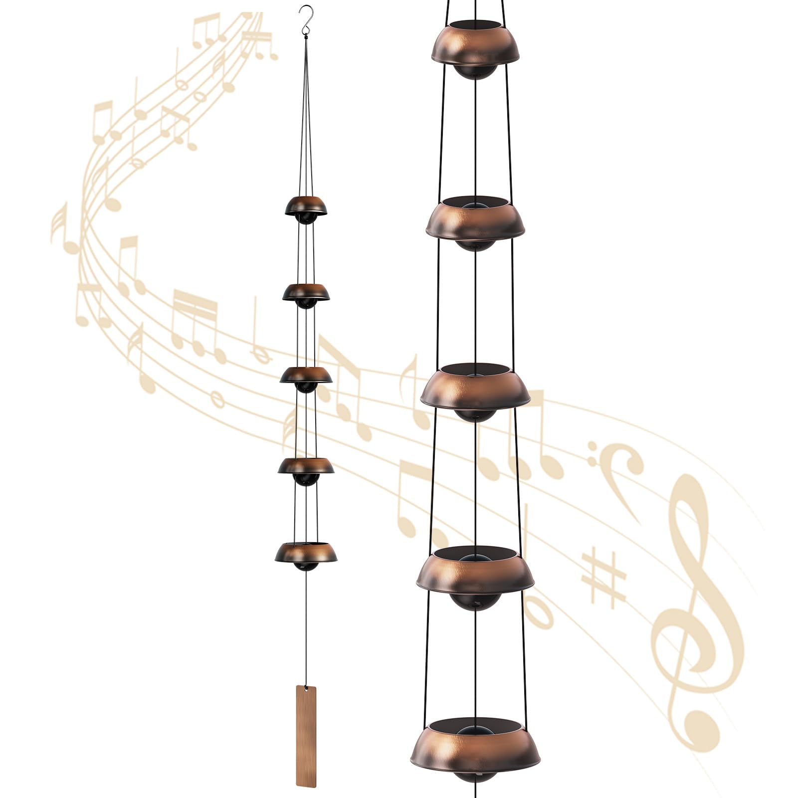 Rain Bells For Outside Copper Wnd Chmes, Temple Wnd Chme,Feng Shu Wnd ...