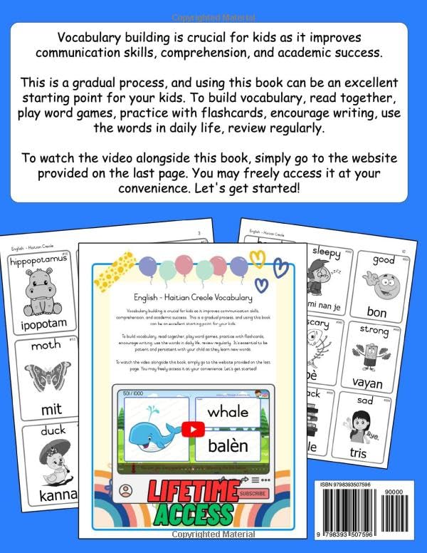 Snapklik.com : 1000 English Haitian Creole Bilingual Picture Vocabulary ...