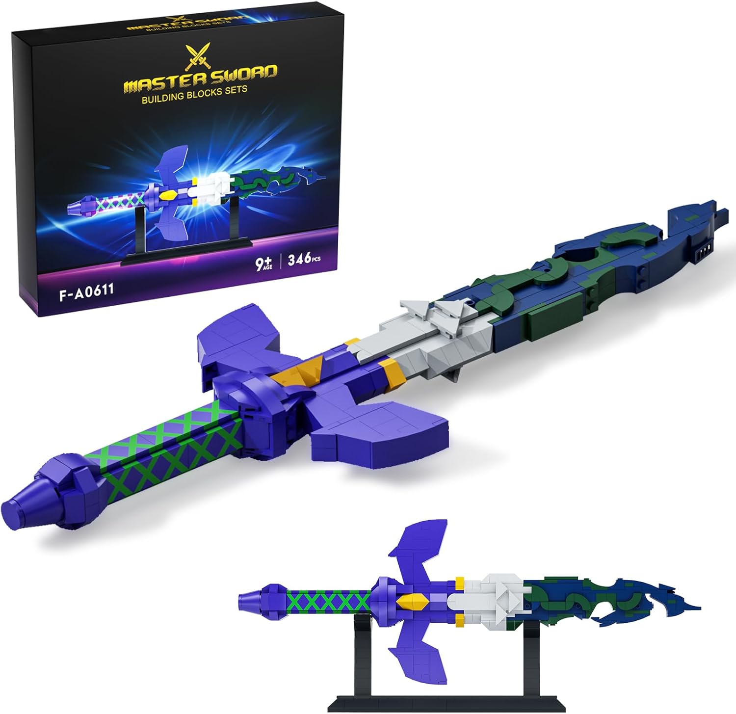 Amazon.com: Taojiyuan Decayed Master Sword Building Blocks,BOTW Broken ...