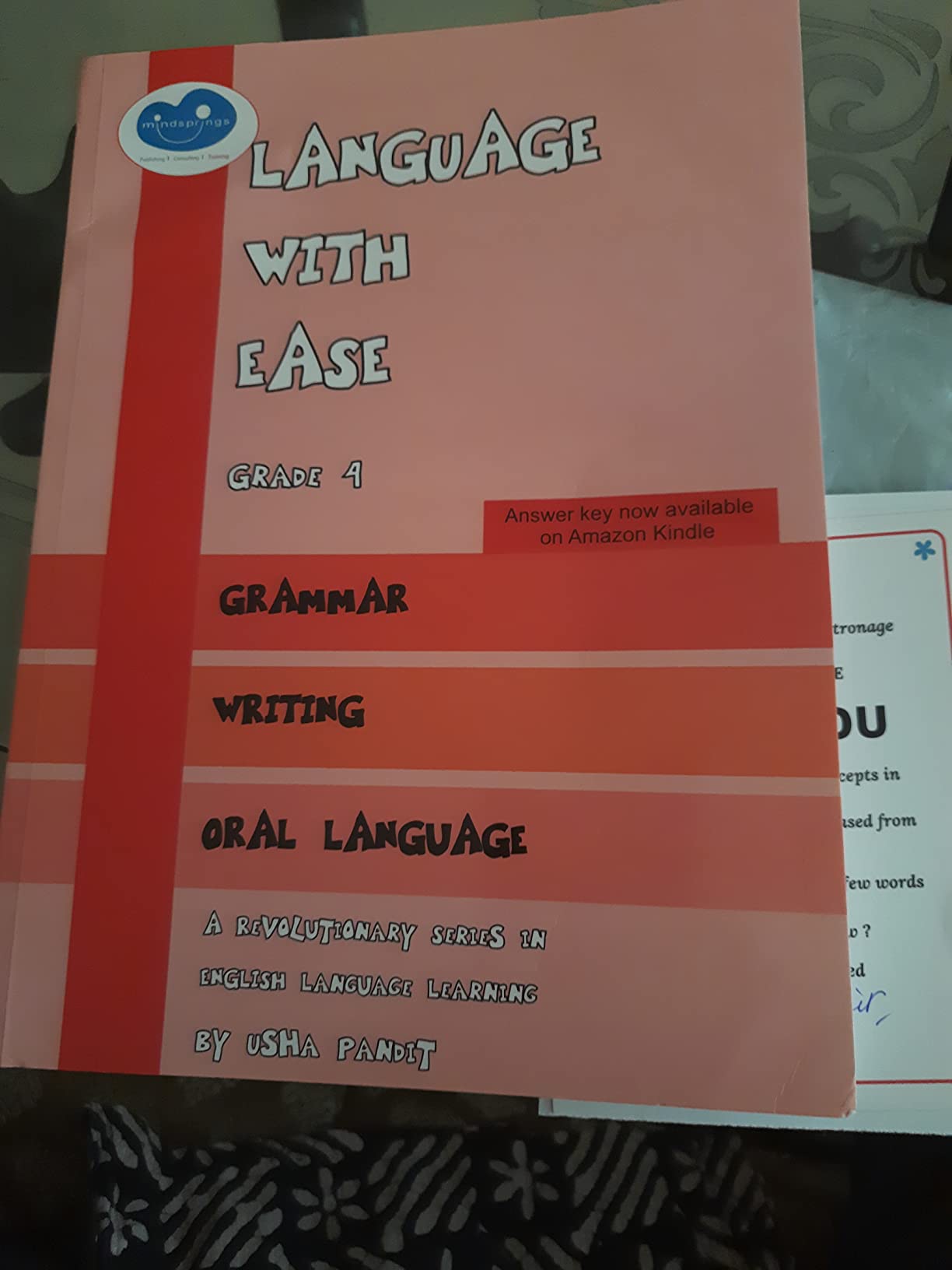 Buy Language with Ease Grade 4 - English Grammar | Writing | Oral ...