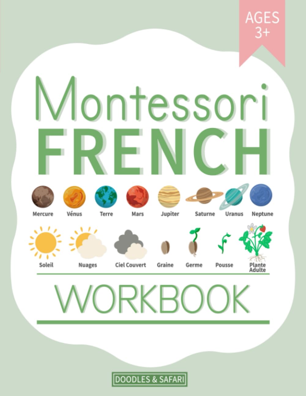 Montessori French Workbook: Bilingual Language Materials for Kids Age 3 ...