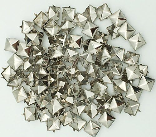 Amazon.com: 100pcs 9mm Cones DIY Leathercraft Metal Punk Studs Rivet ...