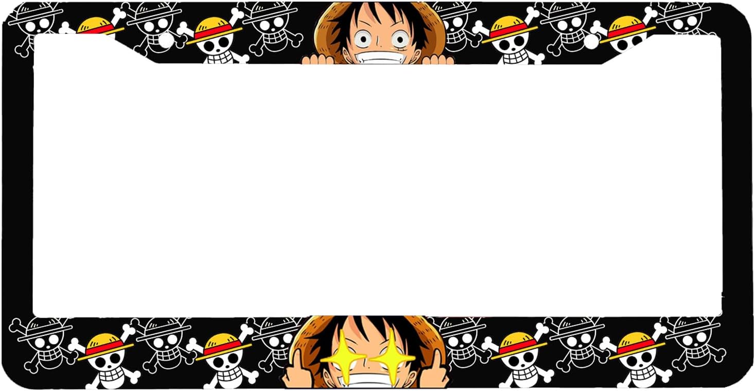 Amazon.com: LuGema Anime Inspired License Plate Frame for One-Piece ...