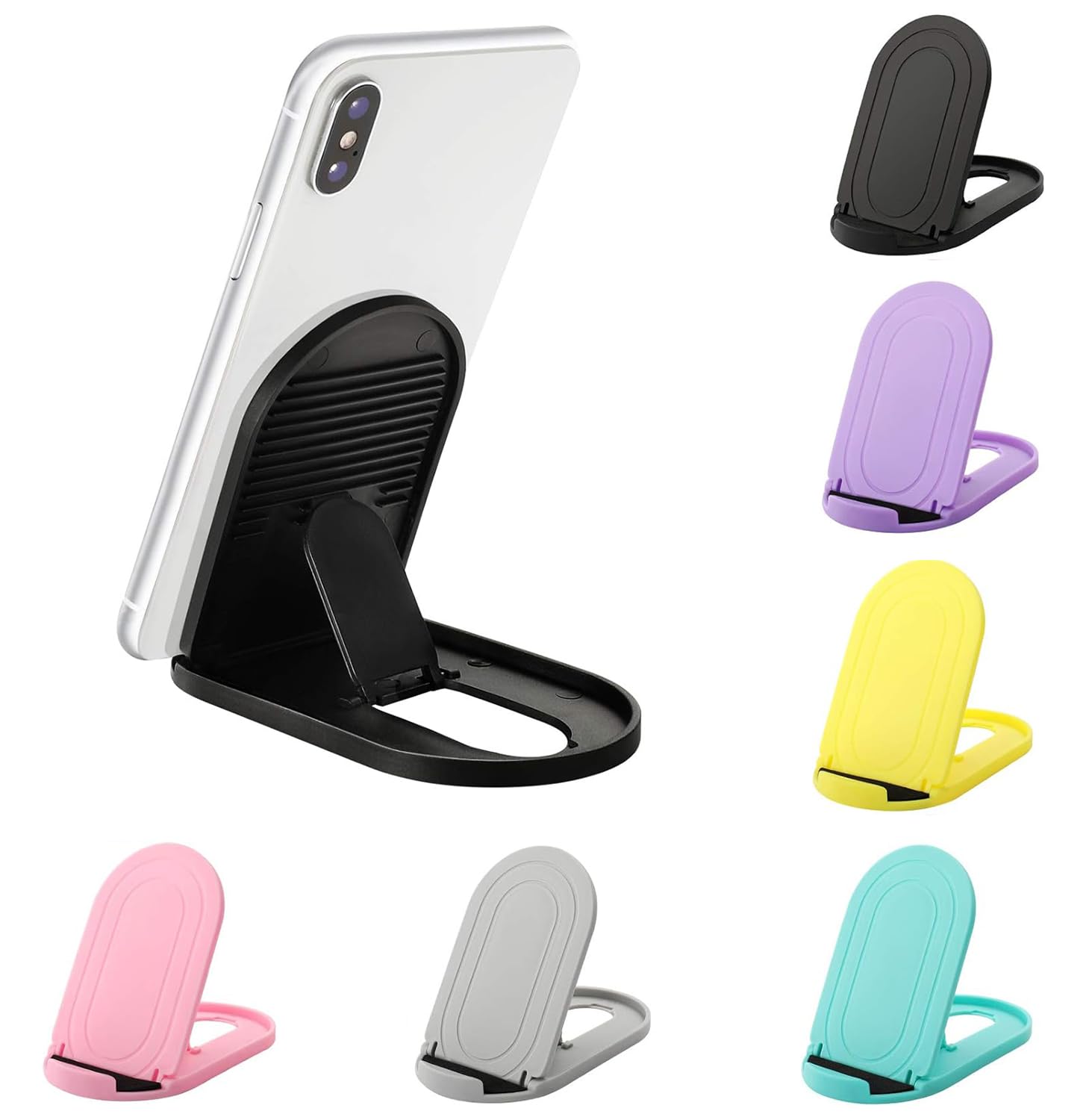 Amazon.com: Cell Phone Stand 6Pack, Foldable Portable Desktop Cell ...