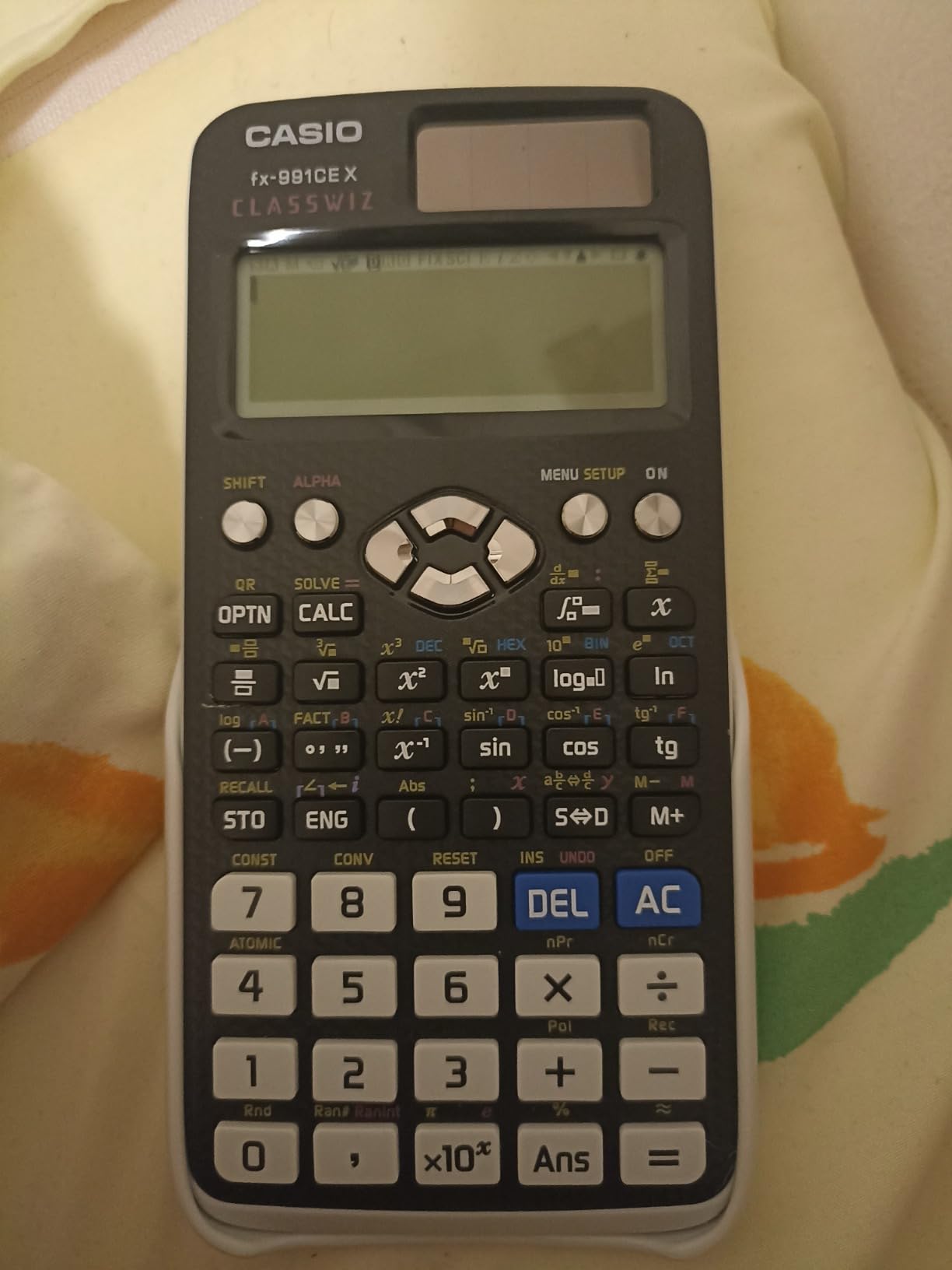 CASIO CALCULATOR SCIENTIFIC FX 991CEX CLASSWIZ BLACK 12-DIGIT DISPLAY ...