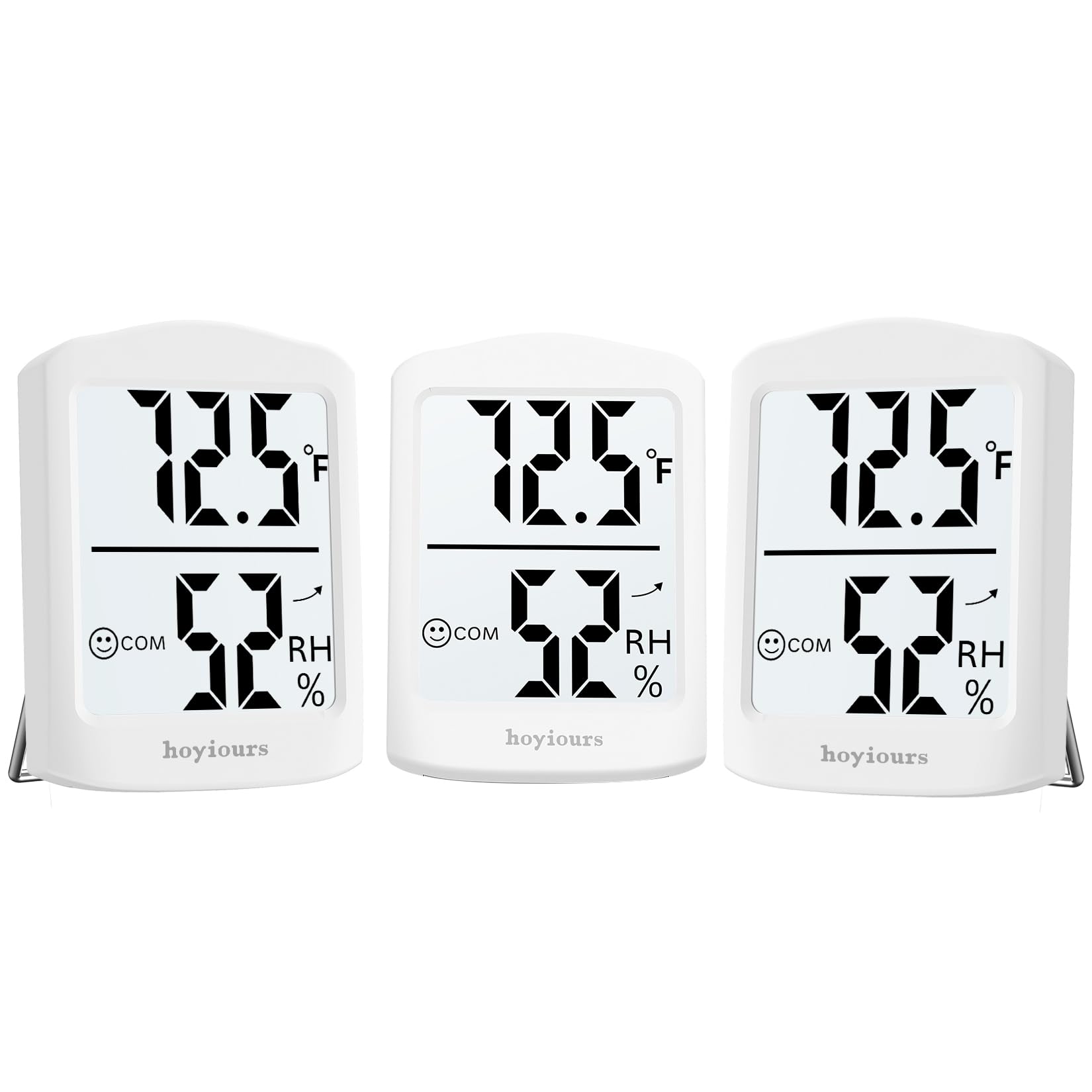 Snapklik.com : Hoyiours Digital Hygrometer Indoor, 3 Pack Room Thermometer