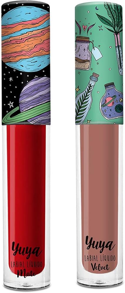 Yuya - Set 2 labiales (Mi amor + Te quiero) : Amazon.com.mx: Belleza