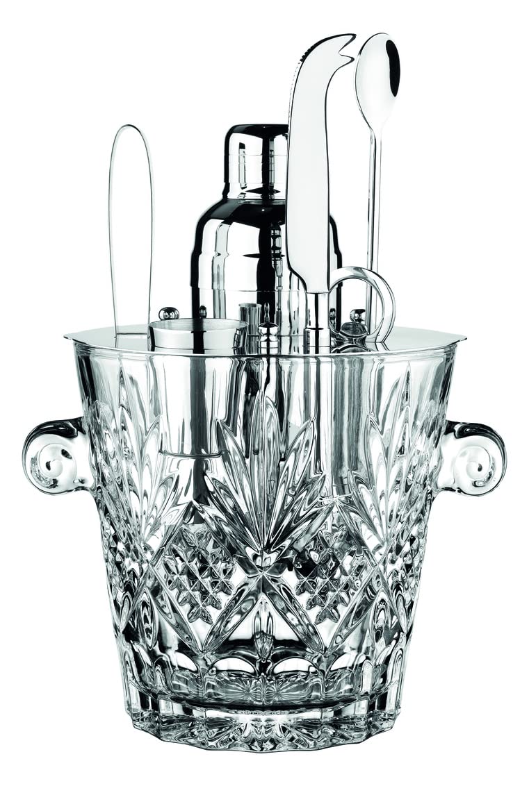 Amazon.com: Godinger Barware Bar Tools Glass Set, Includes Cocktail ...