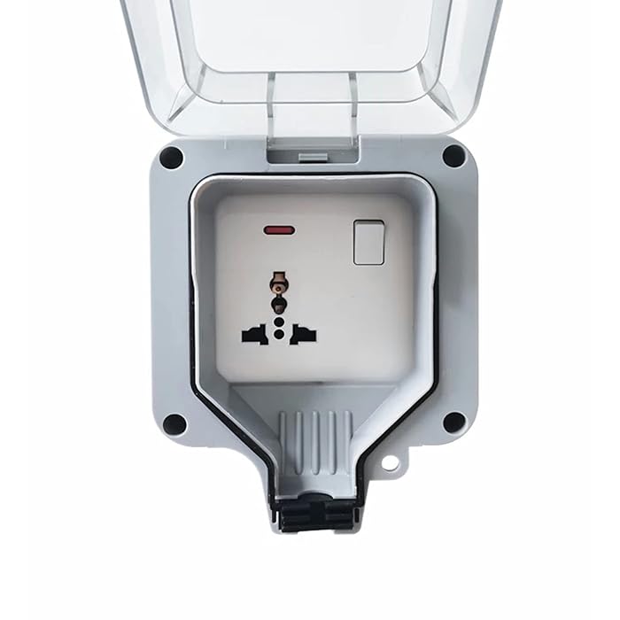 Buy Borliya waterproof Outdoor Sockets, rainproof Wall Electrical ...
