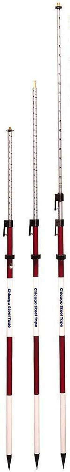 CST Berger 67-4508TMA 8' Aluminum Telescoping Graduated Pole Measured ...