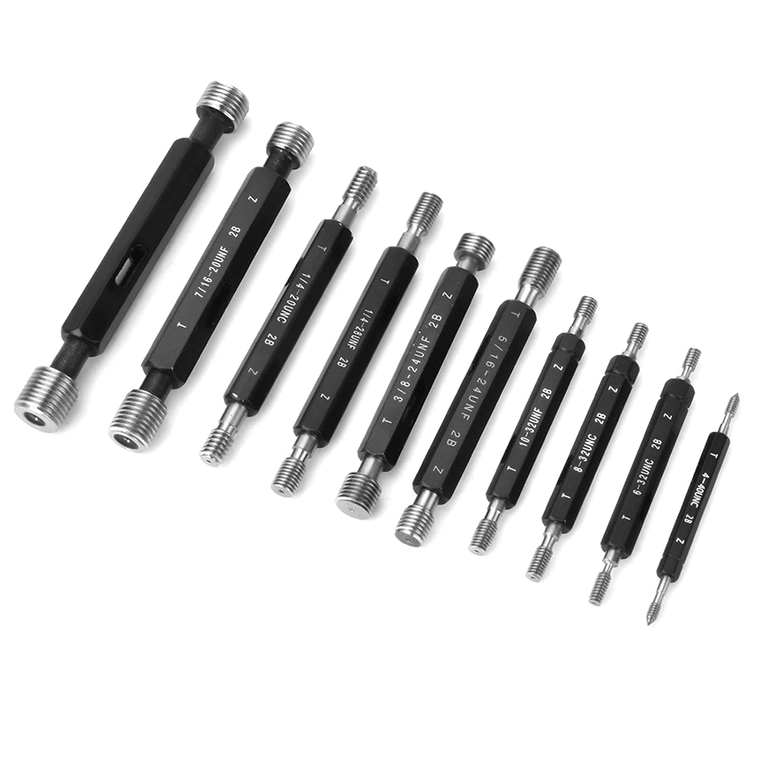 Garosa 10PCS Metric Thread Plug Gage Set Pitch Diameter Measurement ...