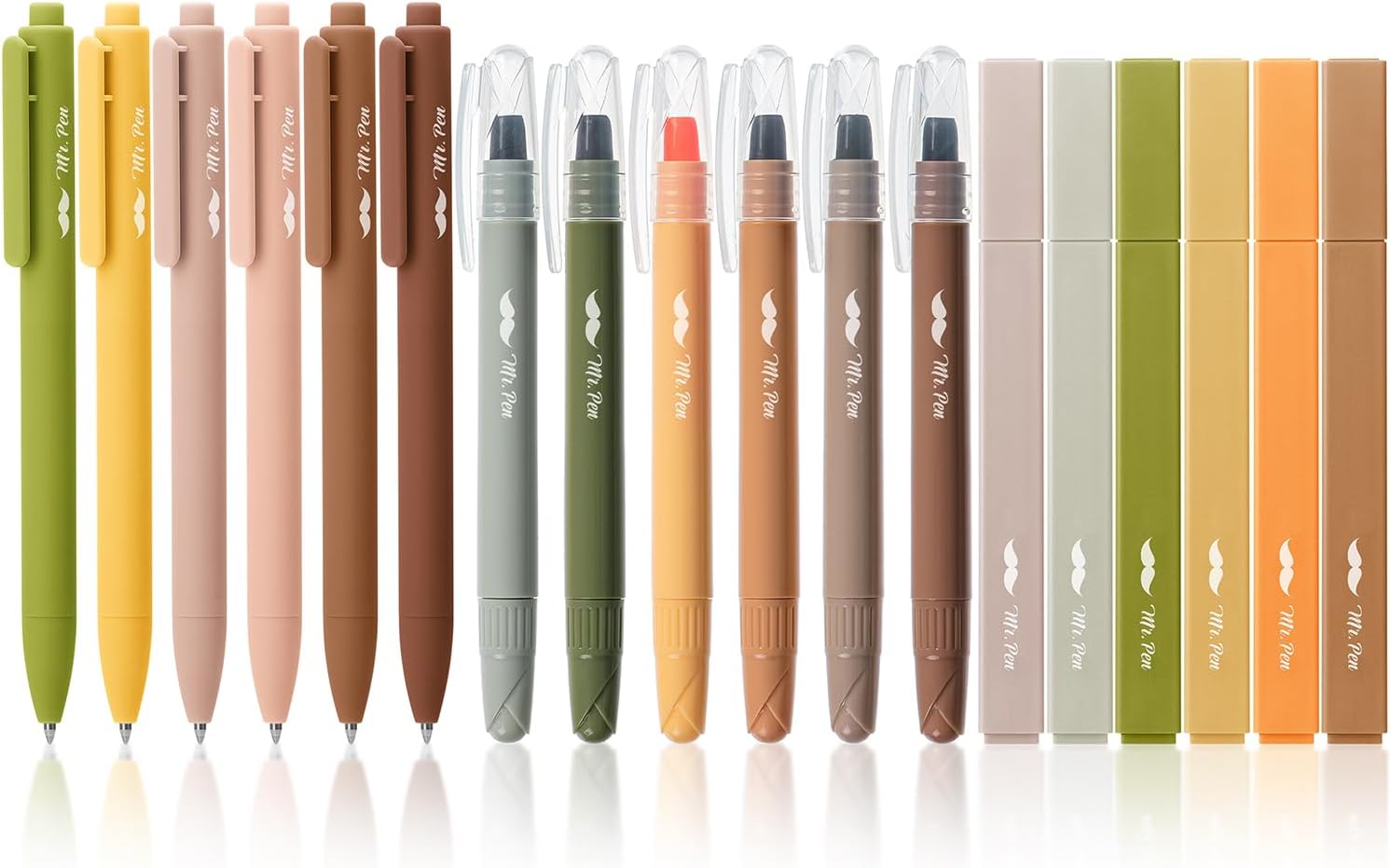 Mr. Pen- Aesthetic Pens, 10 Pack, Assorted Colors, Fast Dry, No Smear ...