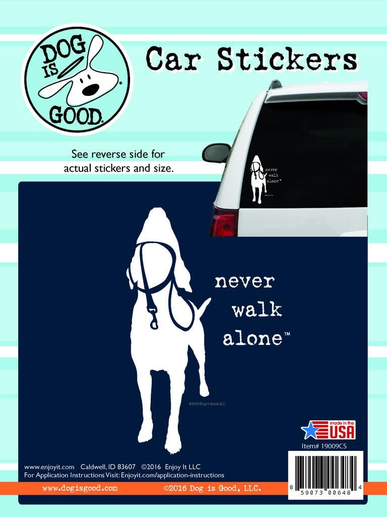 ENJOY IT LLC 19009CS Never Walk Alone Car Sticker, Decals, Magnets ...