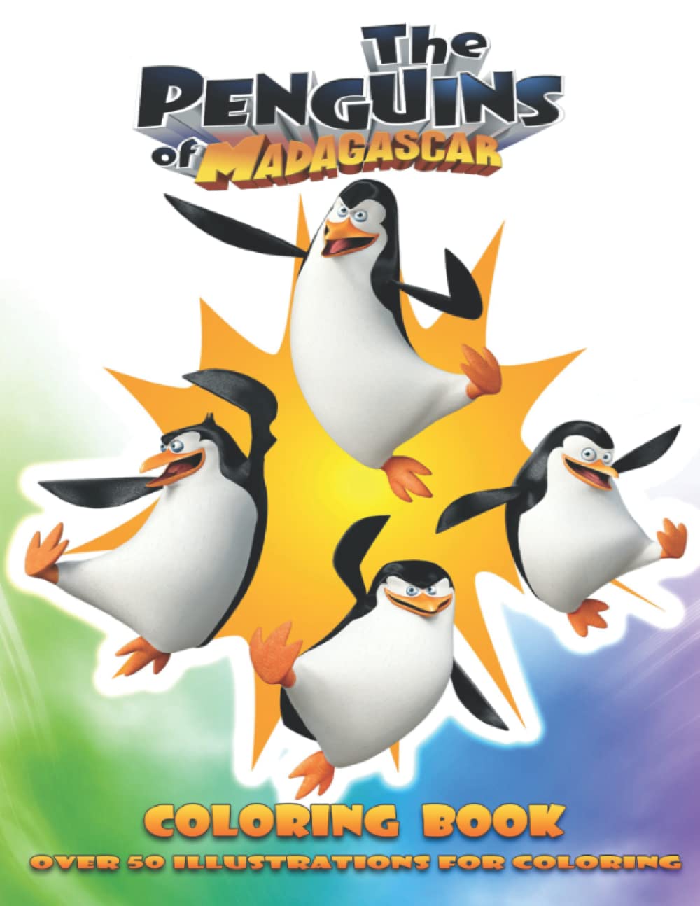 Buy Penguins of Madacar: COLORING BOOK: Over 50 illustrations for ...