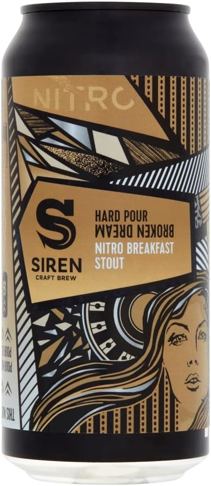 Siren Craft Brew Hard Pour Broken Dream, 440ml : Amazon.co.uk: Home ...