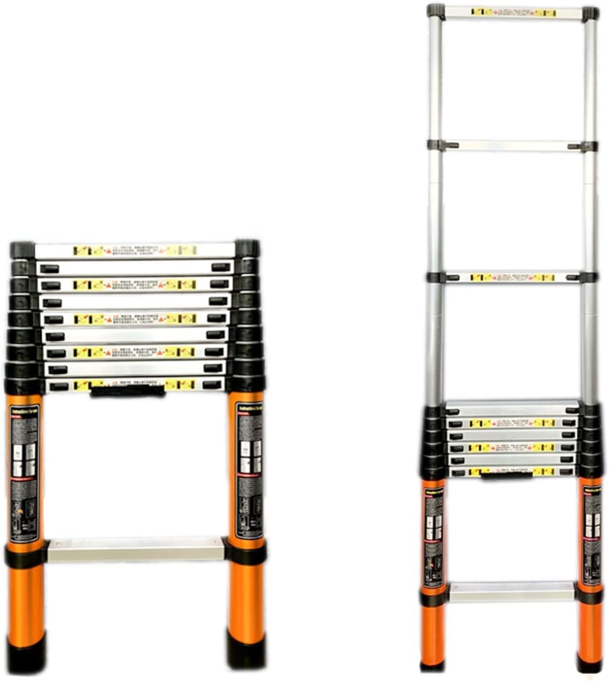 Folding Aluminium Plus Telescopic Ladder 2.6m 3.2m 3.8m 5m 6m 6.2m ...