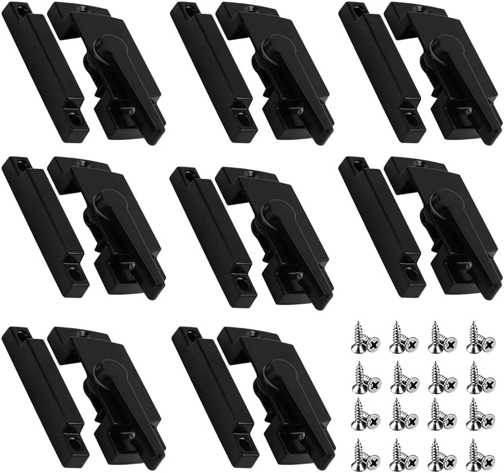 FUNSUEI 14 Pack Cam Action Sash Locks, Window Sash Locks and Keeper ...