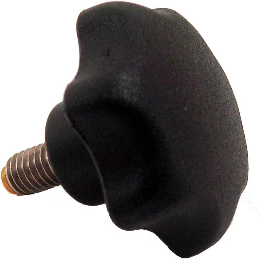 Amazon.com: JW Winco Glass Filled Nylon Plastic Hand Knob with Brass ...