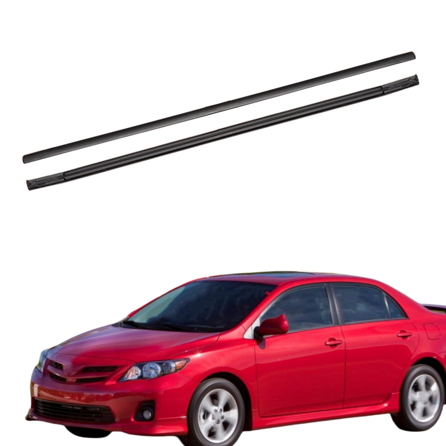 Snapklik.com : Labwork Black Roof Trim Molding Kit Replacement For ...