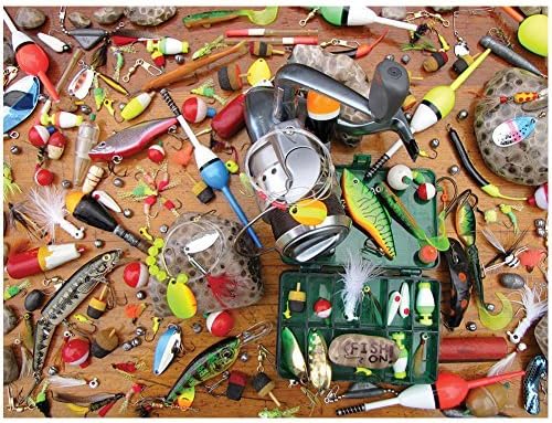 Amazon.com: Lures and Legends 550 Piece Jigsaw Puzzle : Toys & Games
