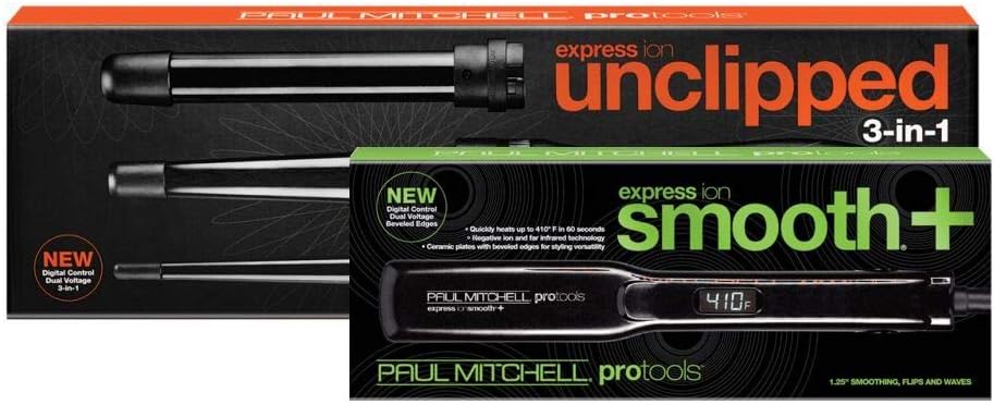 Amazon.com: Paul Mitchell Pro Tools Express Ion Smooth+ Flat Iron with ...