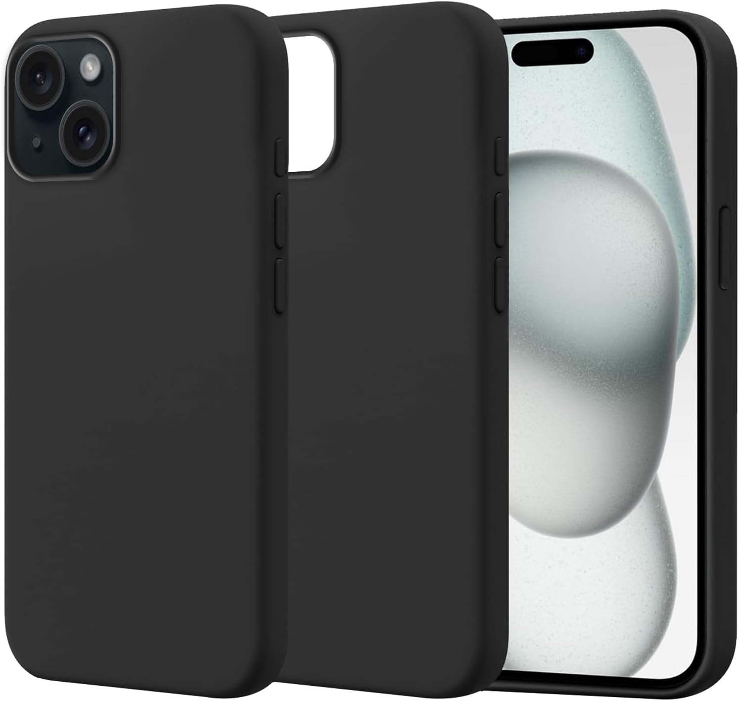 amazon basics Liquid Silicone Case for iPhone 15 | Shockproof, Drop and ...