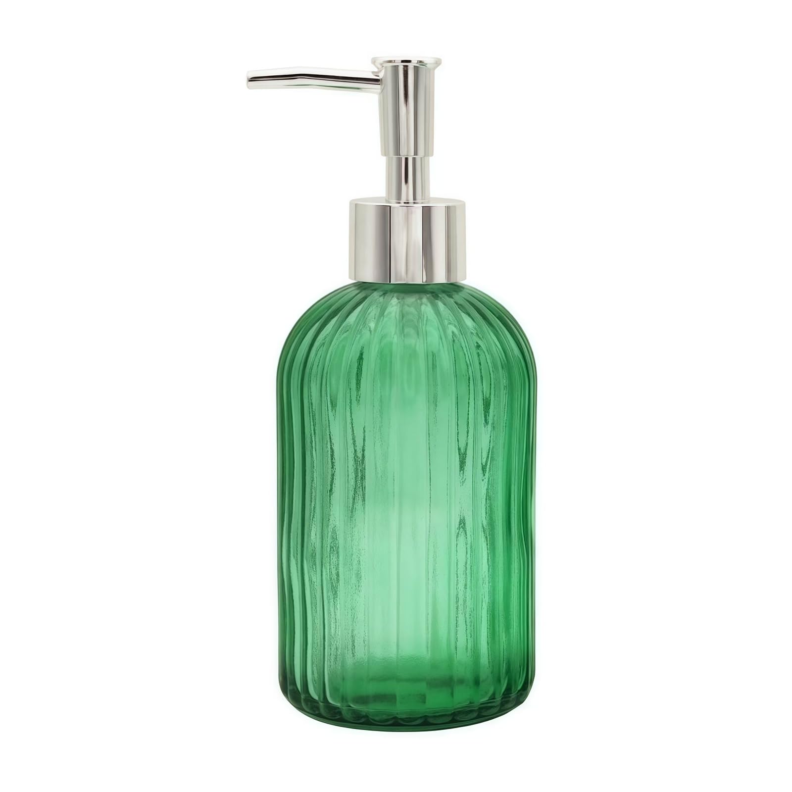 Glass Soap Dispenser Bathroom Countertop Shampoo and Conditioner ...