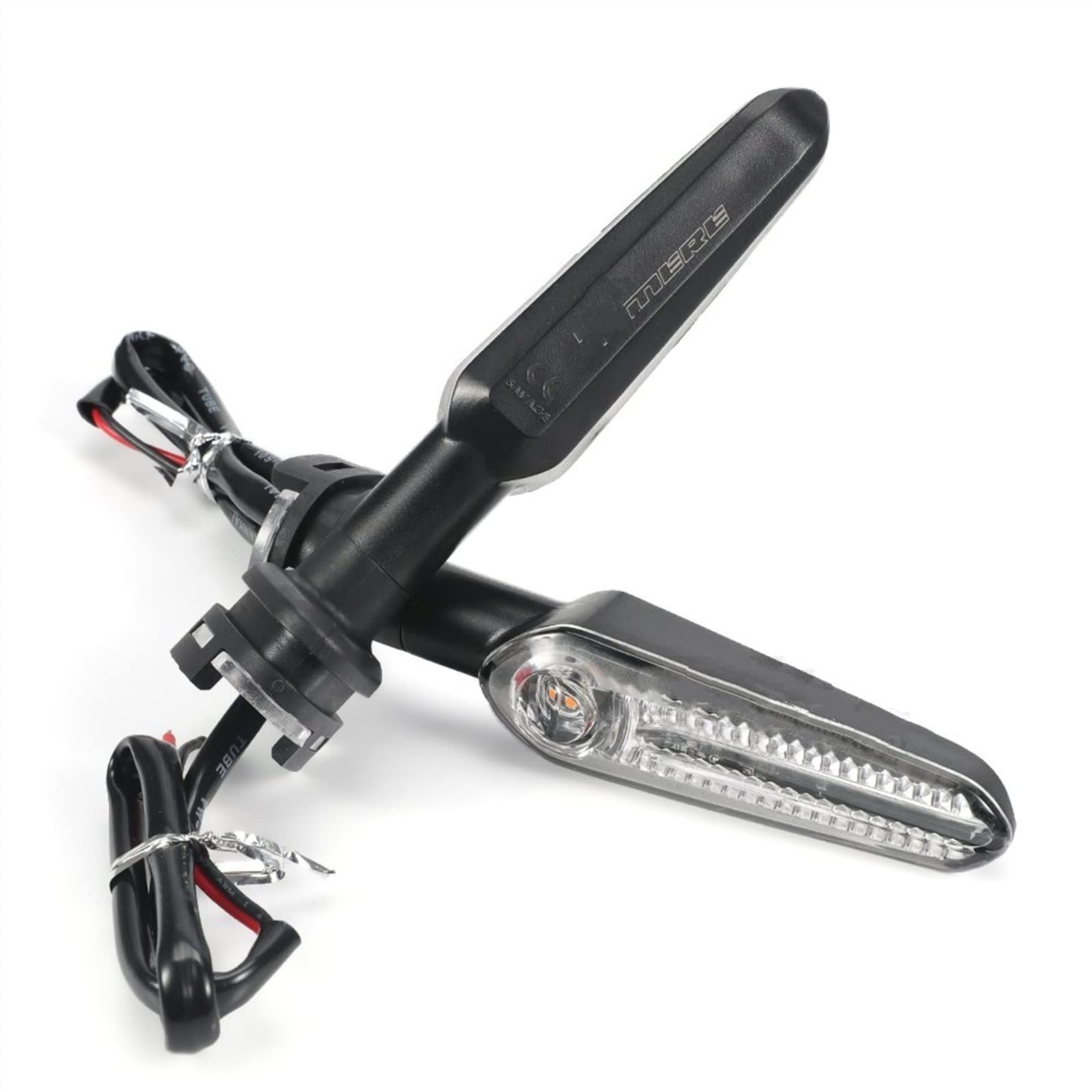 Amazon | LED オートバイ ウィンカー サイド マーカー ランプ フロント リア フラッシャー Compatible With ...