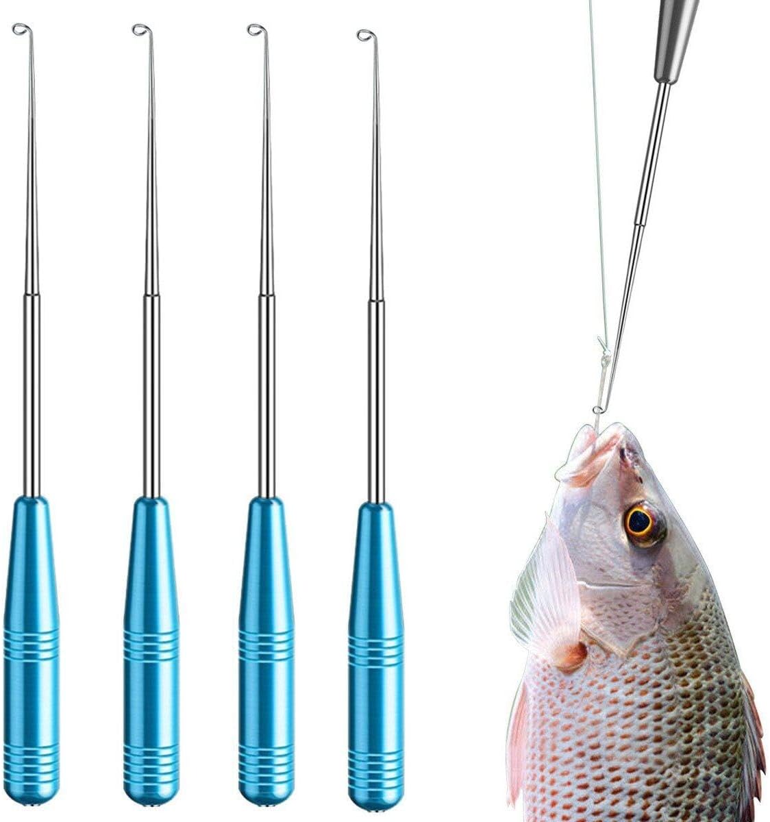 Fishing Hook Remover 4pcs Stainless Steel Fishing Unhooking Disgorger ...