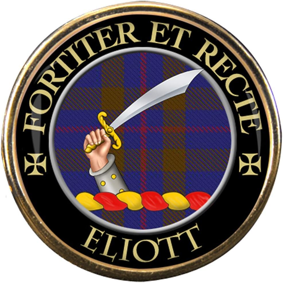 Amazon.com: Eliott Scottish Clan Lapel Pin Badge : Office Products