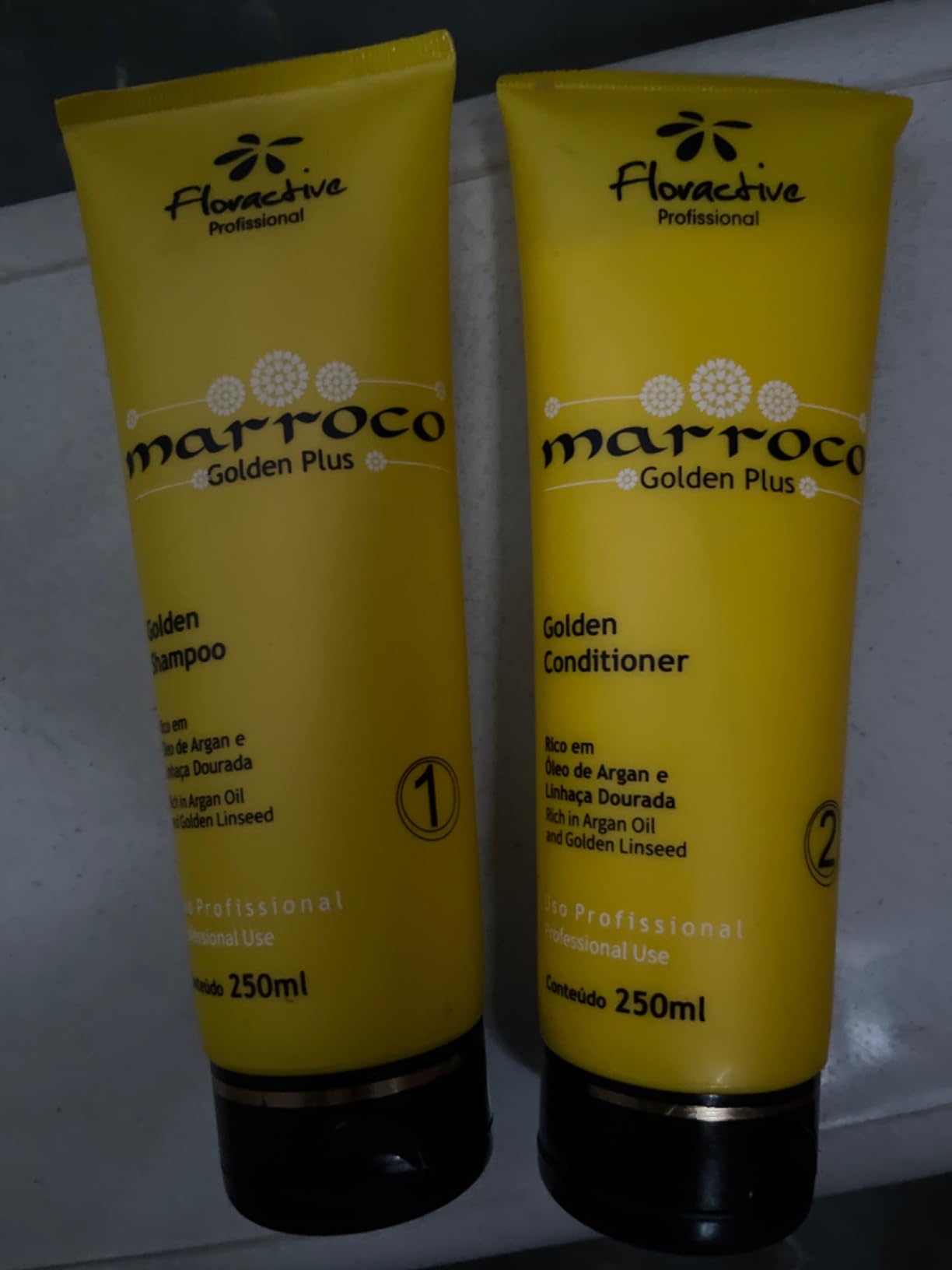 FLORACTIVE PROFISSIONAL Marroco Gloden Shampoo & Conditioner 300 ml ...