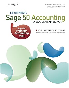 Learning Sage 50 Accounting: A Modular Approach: 9780176530891 ...