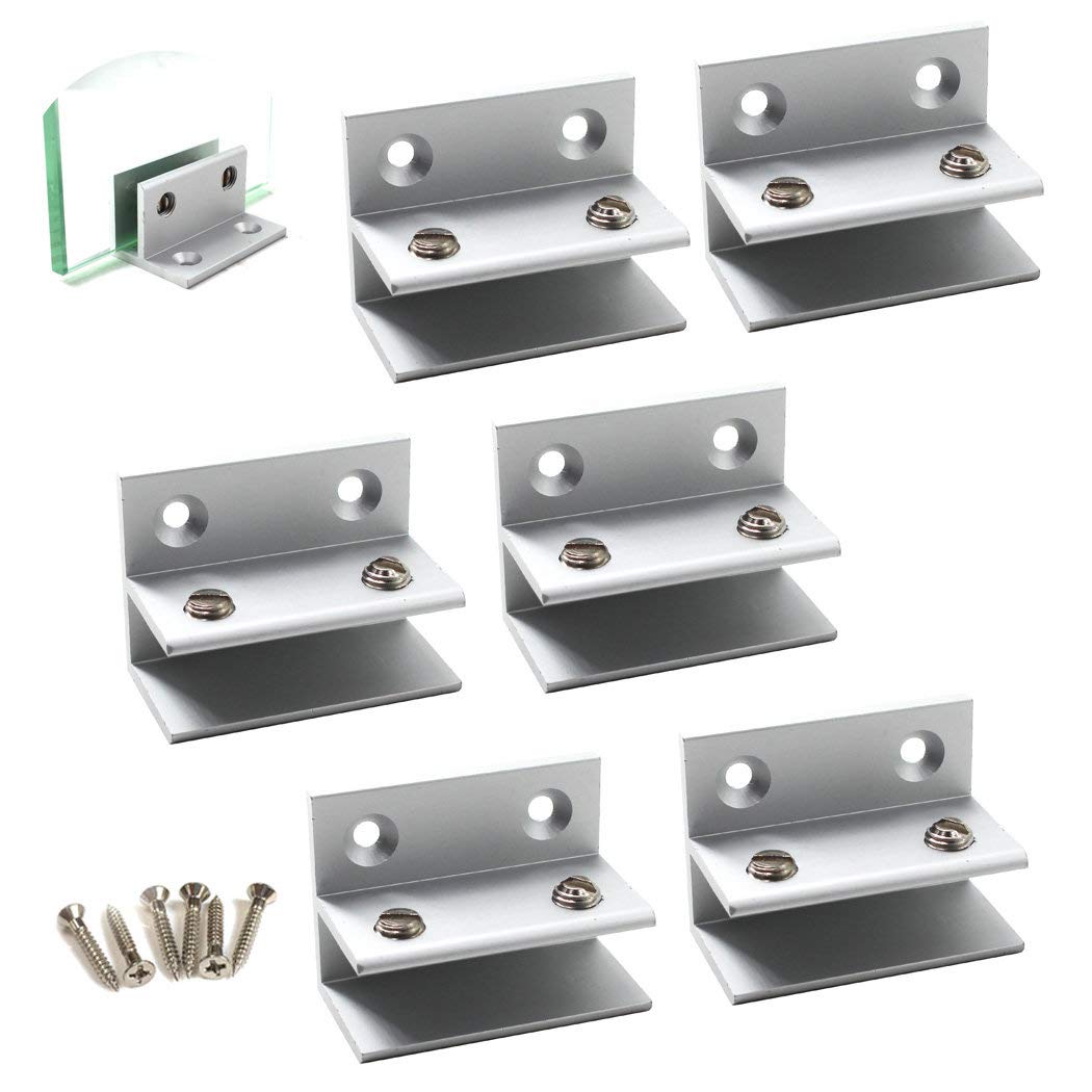 Amazon.com: F Shape Glass Clamp Aluminium Alloy Glass Support Bracket ...