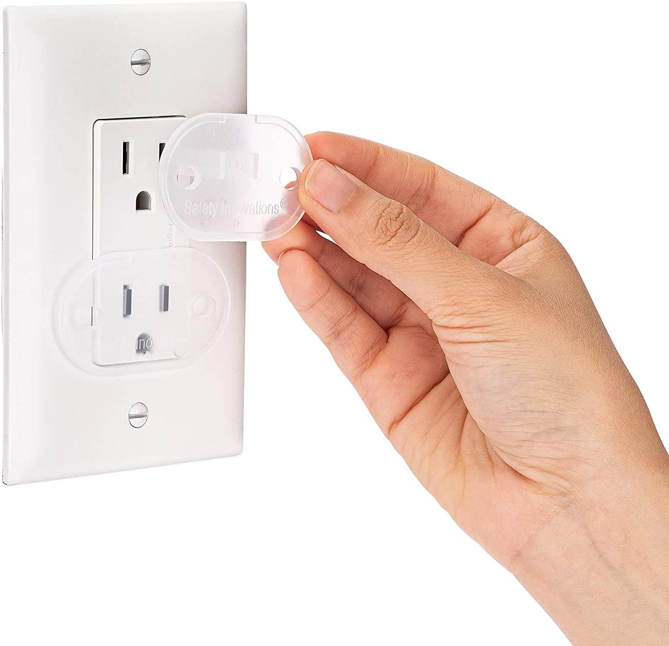 Safety Innovations, Ultimate Outlet Safety Cap, Baby Proofing Outlet ...