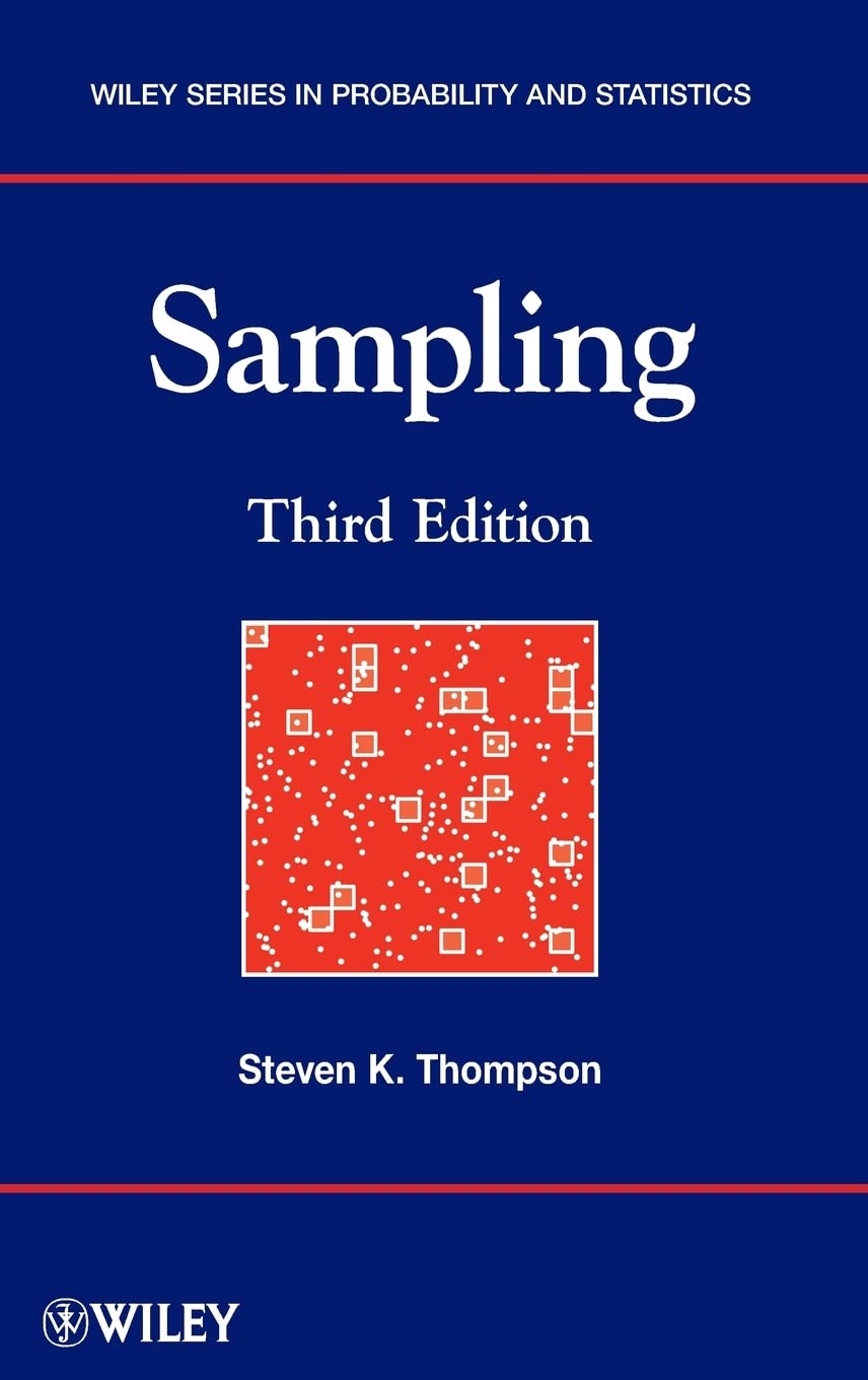 Amazon.com: Sampling: 9780470402313: Thompson, Steven K.: Books